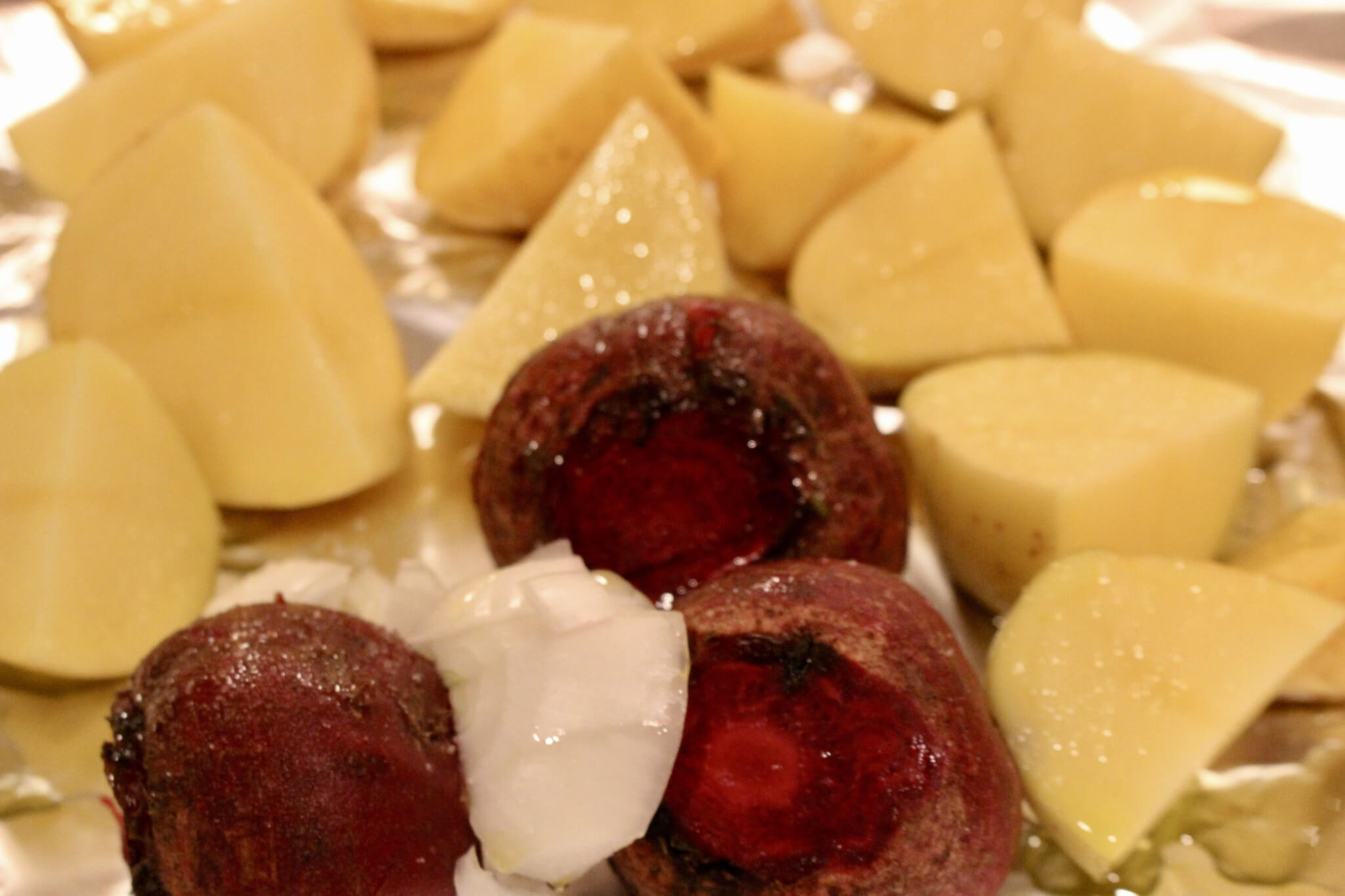 Meatloaf Stroganoff Style with Russian Salad - MEtirementblog