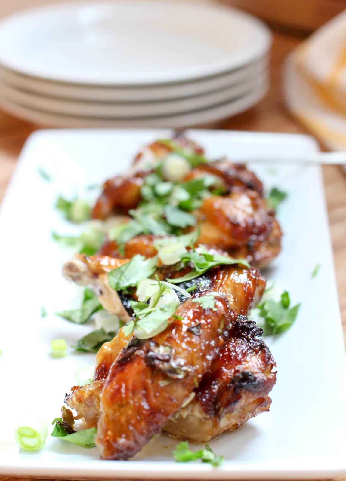 Baked Teriyaki Honey Lacquered Chicken Wings | MEtirement
