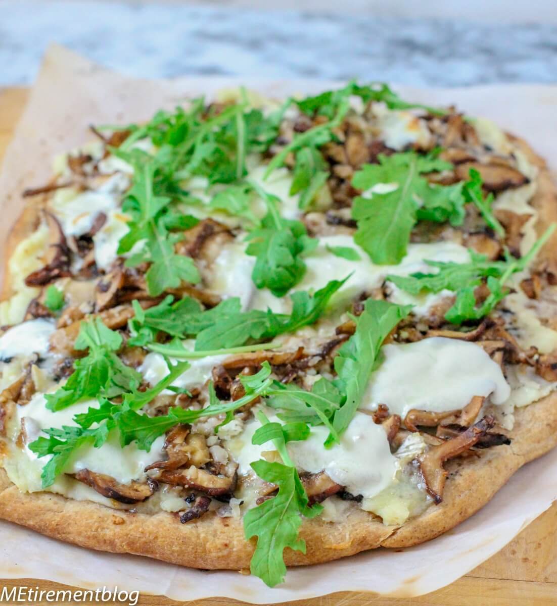 Wild Mushroom Truffle Pizza - MEtirementblog